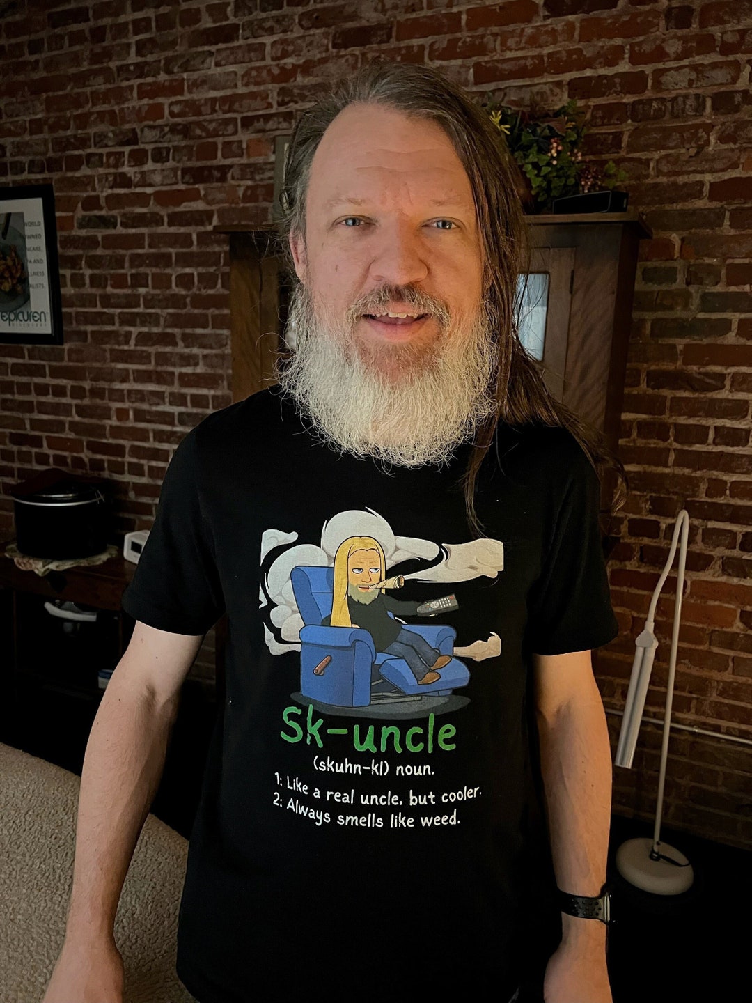 Marijuana Shirt, Sk-uncle T-shirt, 420 Shirt, Gift for Weed Enthusiast ...