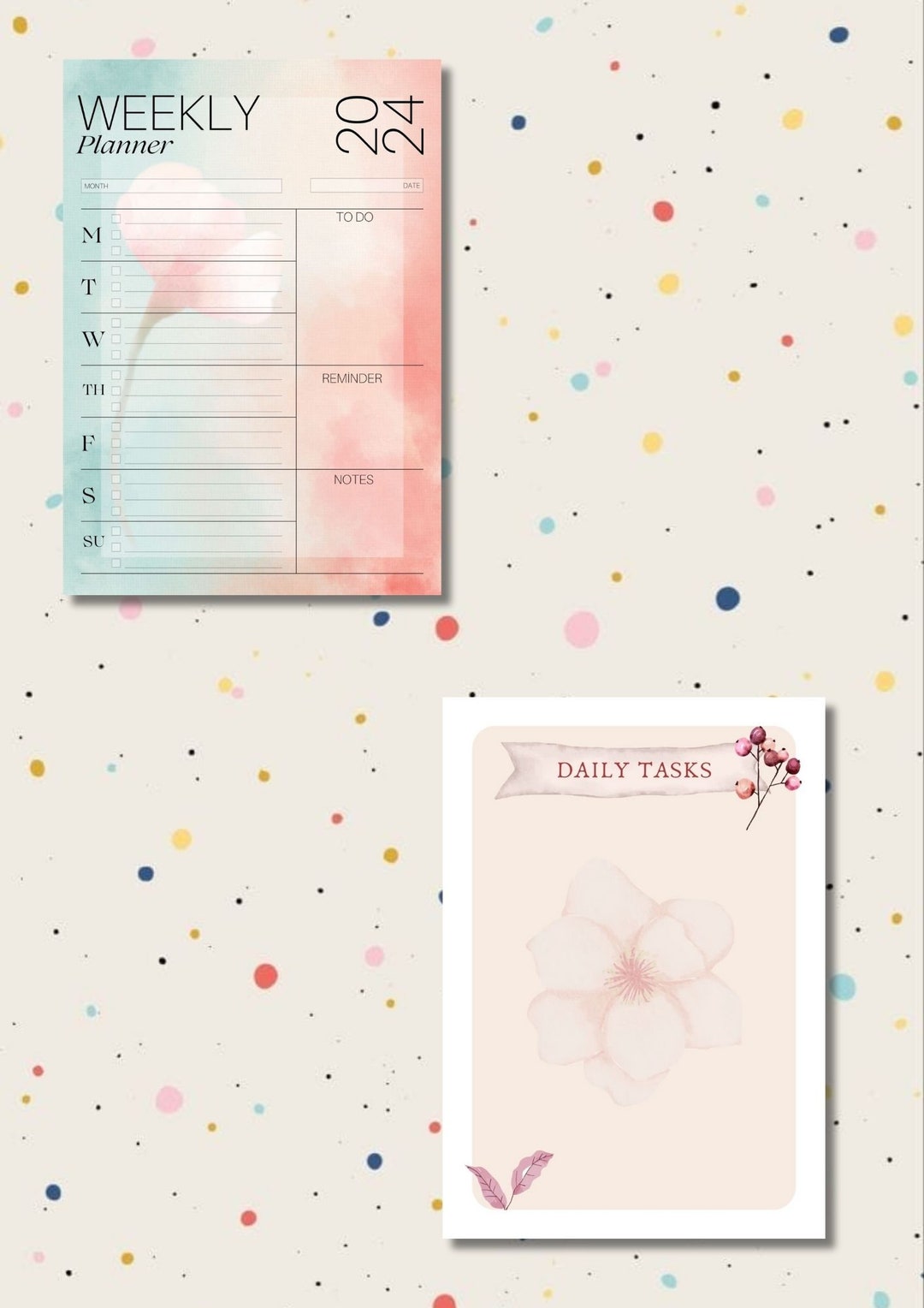 Weekly Planner Digital Organizers Plan Your Week Get Organized ...