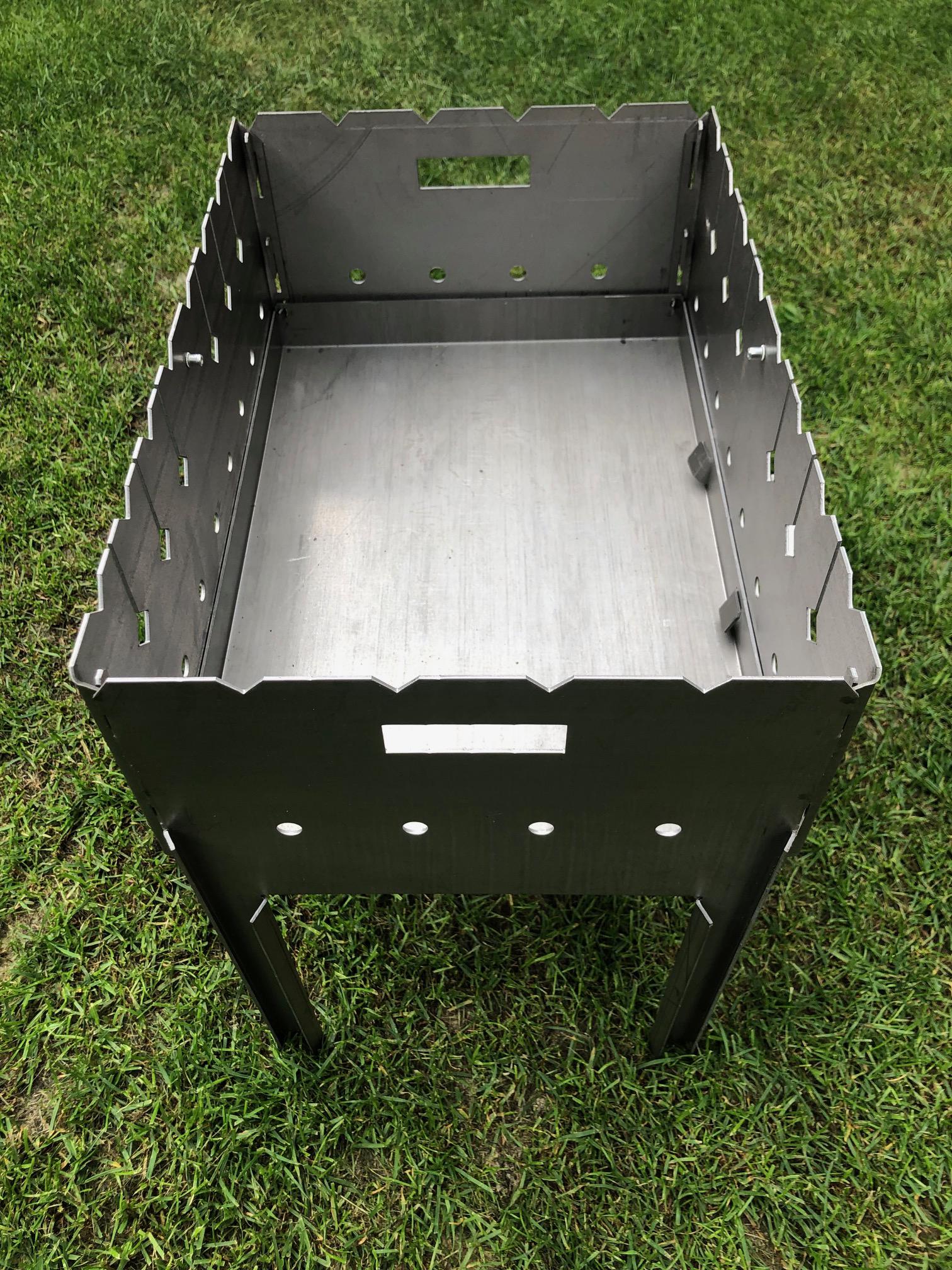 BBQ Mangal Suit-case, Brazier, Portable Mangal, Mangal for Grill, Kebab ...