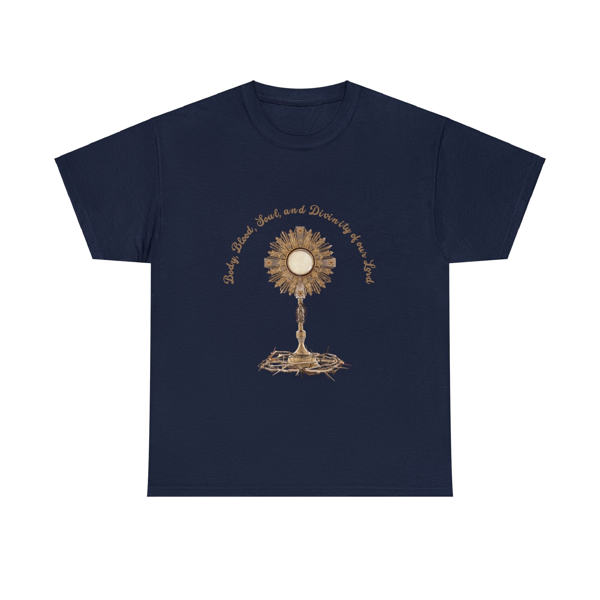 Eucharist T-shirt, Body Blood Soul and Divinity T-shirt, Traditional ...