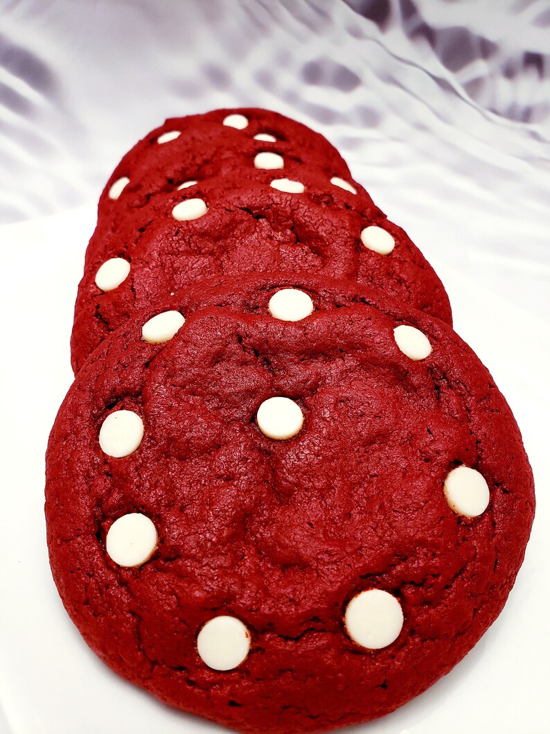 Ruby Red Velvet Cookie - Etsy
