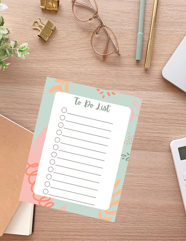 Simple Digital TO-DO List to Mark Important Events of the Day on Your ...