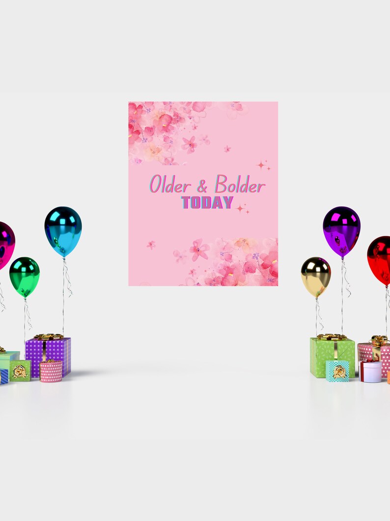 Printable Birthday Decoration Poster for Girls - Etsy