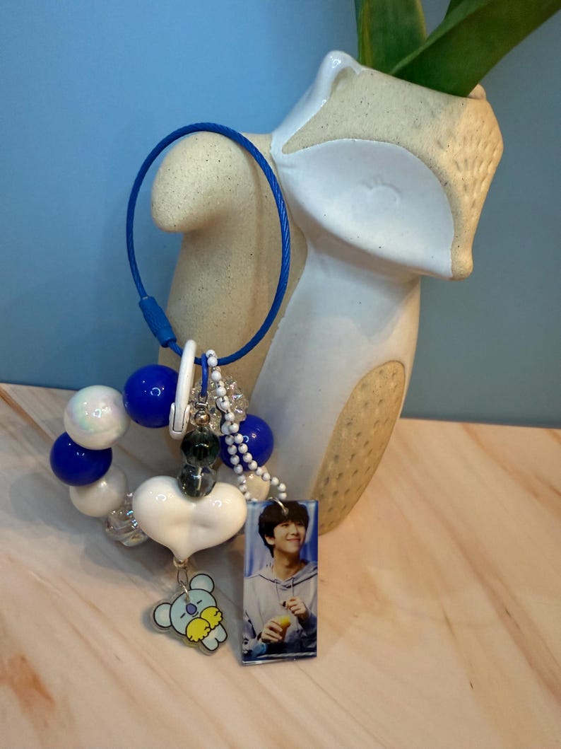 BTS RM Keychain - Etsy