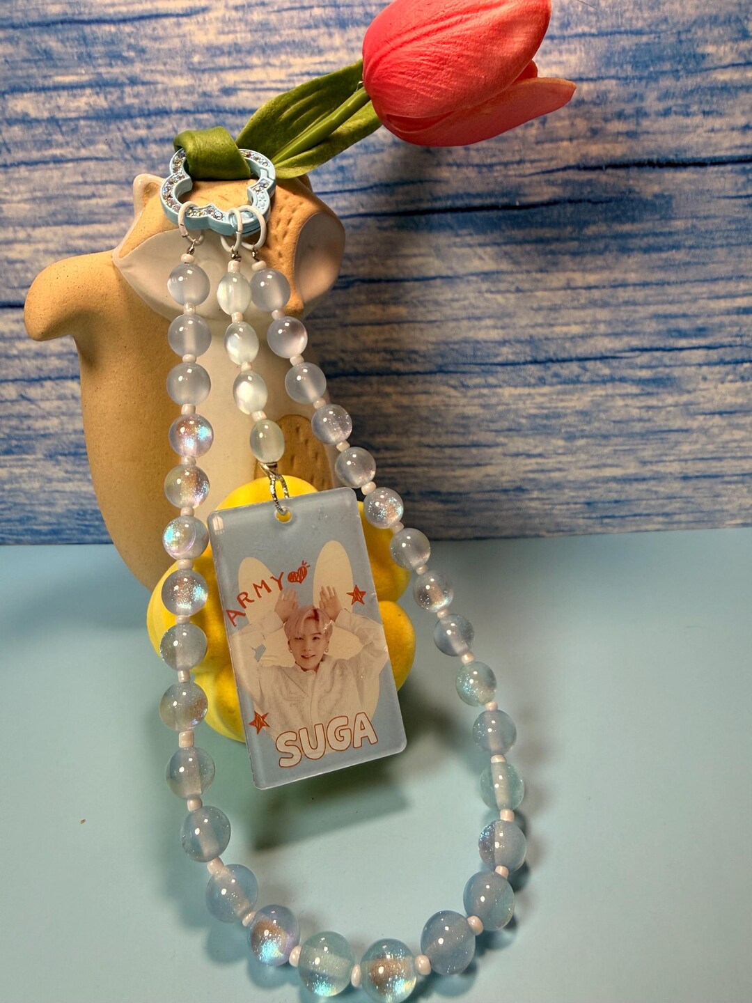 BTS Suga Keychain - Etsy