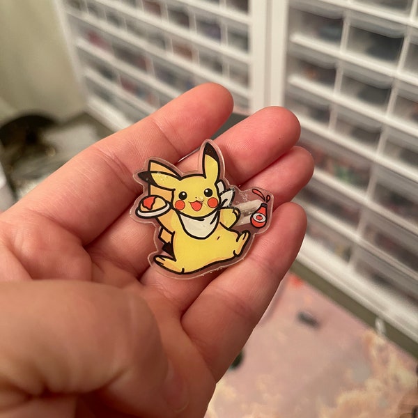 Pikachu Pin - Etsy