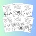 Printable Learning Alphabet Coloring Sheets - Etsy