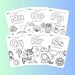 Printable Learning Alphabet Coloring Sheets - Etsy