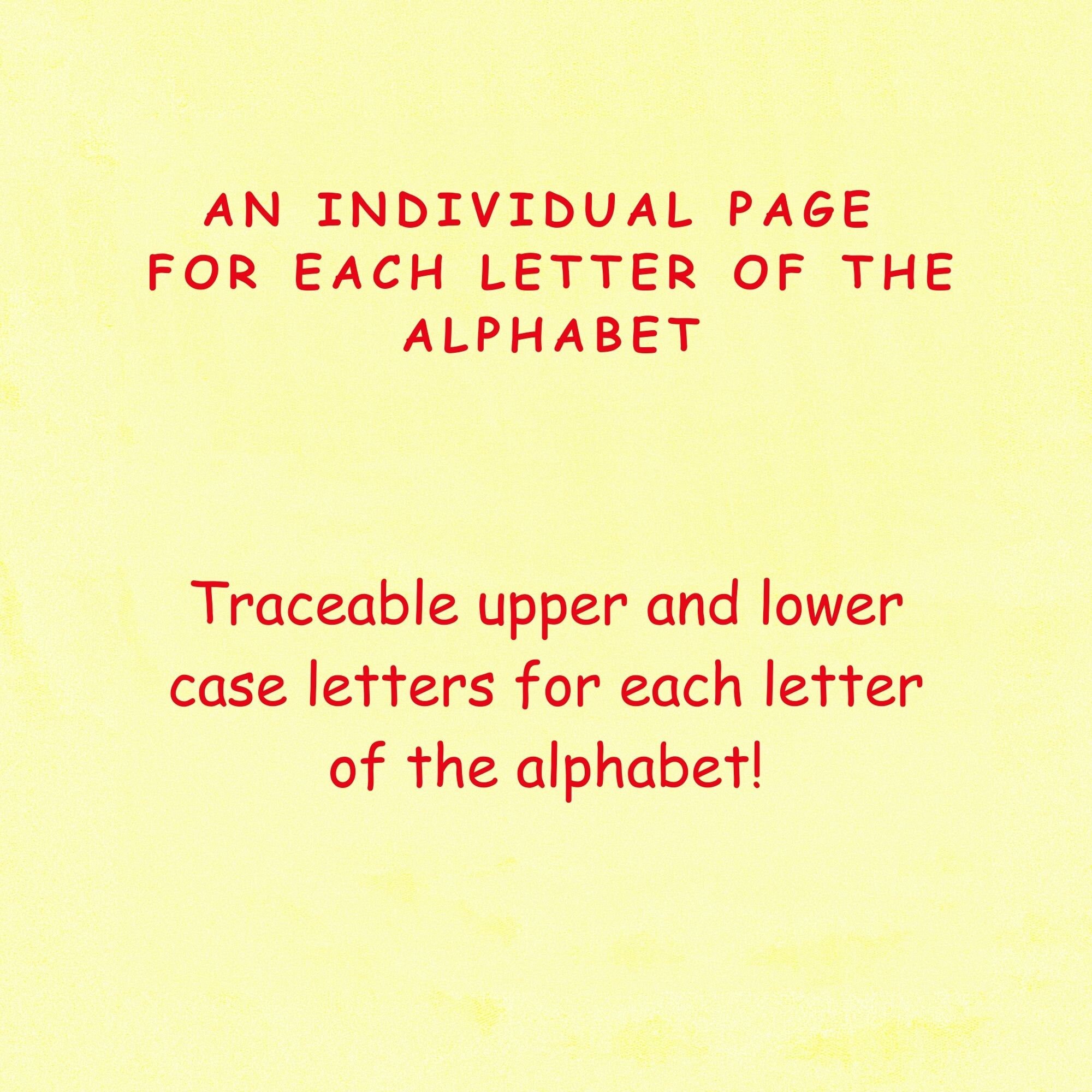 Digital Alphabet Practice Sheets, Upper and Lower Case - Etsy