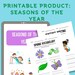 Printable learning About the Seasons Activity Workbook - Etsy