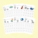Digital Alphabet Practice Sheets, Upper and Lower Case - Etsy