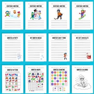 Printable "learning About the Seasons" Activity Workbook - Etsy