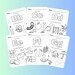 Printable Learning Alphabet Coloring Sheets - Etsy