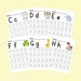 Digital Alphabet Practice Sheets, Upper and Lower Case - Etsy