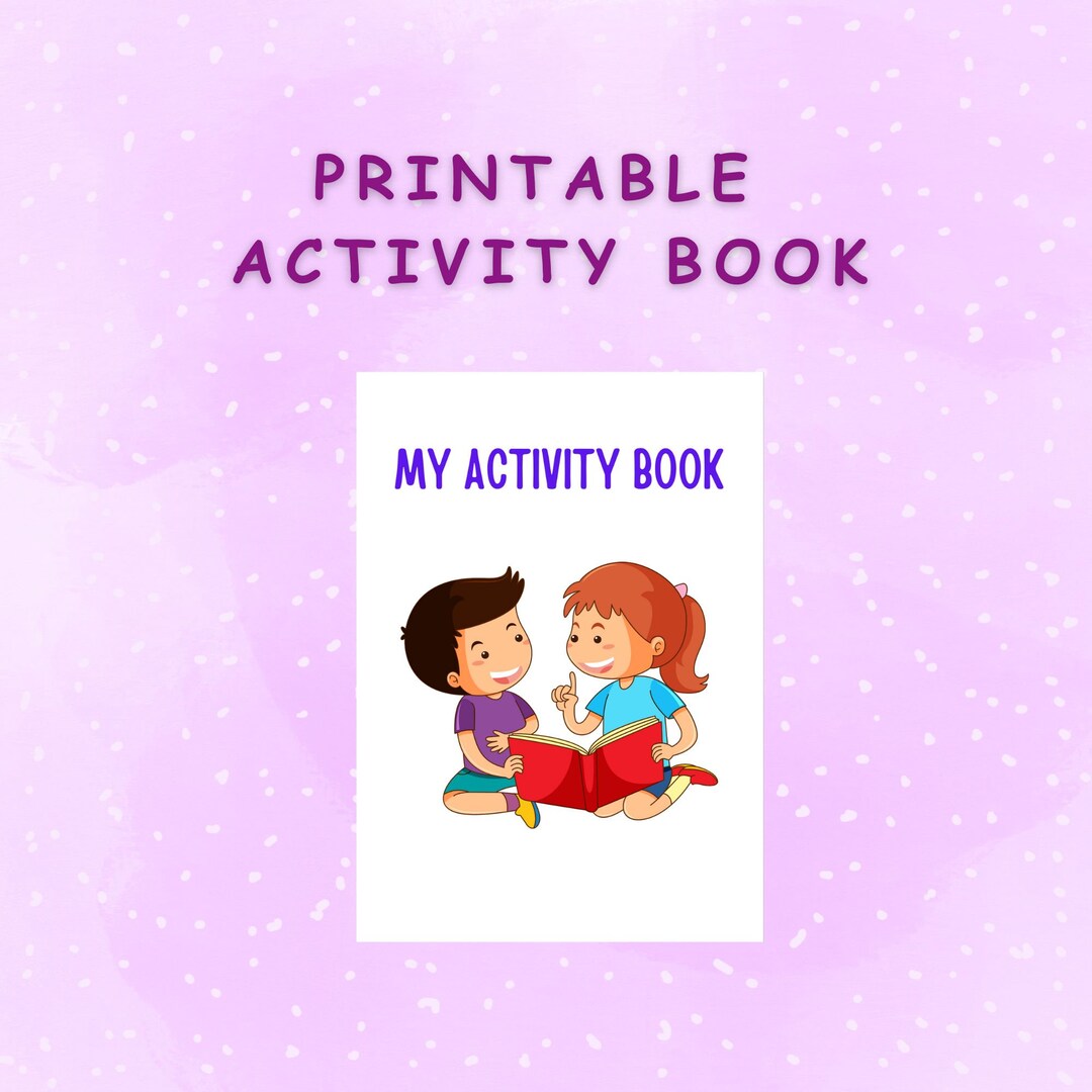 Educational Printable Fun Activity Book, Counting, Writing, Coloring ...