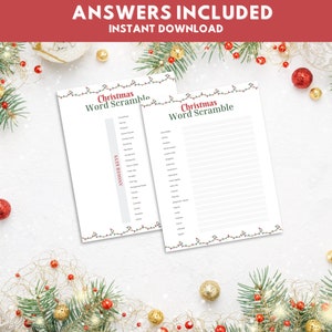 Printable Christmas Party Games Bundle | 10 Printable Games | Party ...