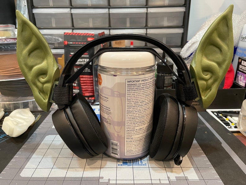 Goblin Ears for Headphones Accessory and Cosplay Designed by Rykeen - Etsy