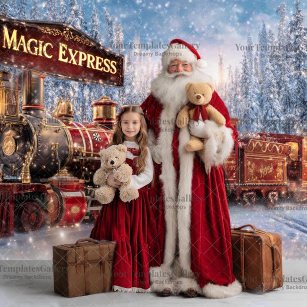 Polar Express Background Digital Download - Etsy