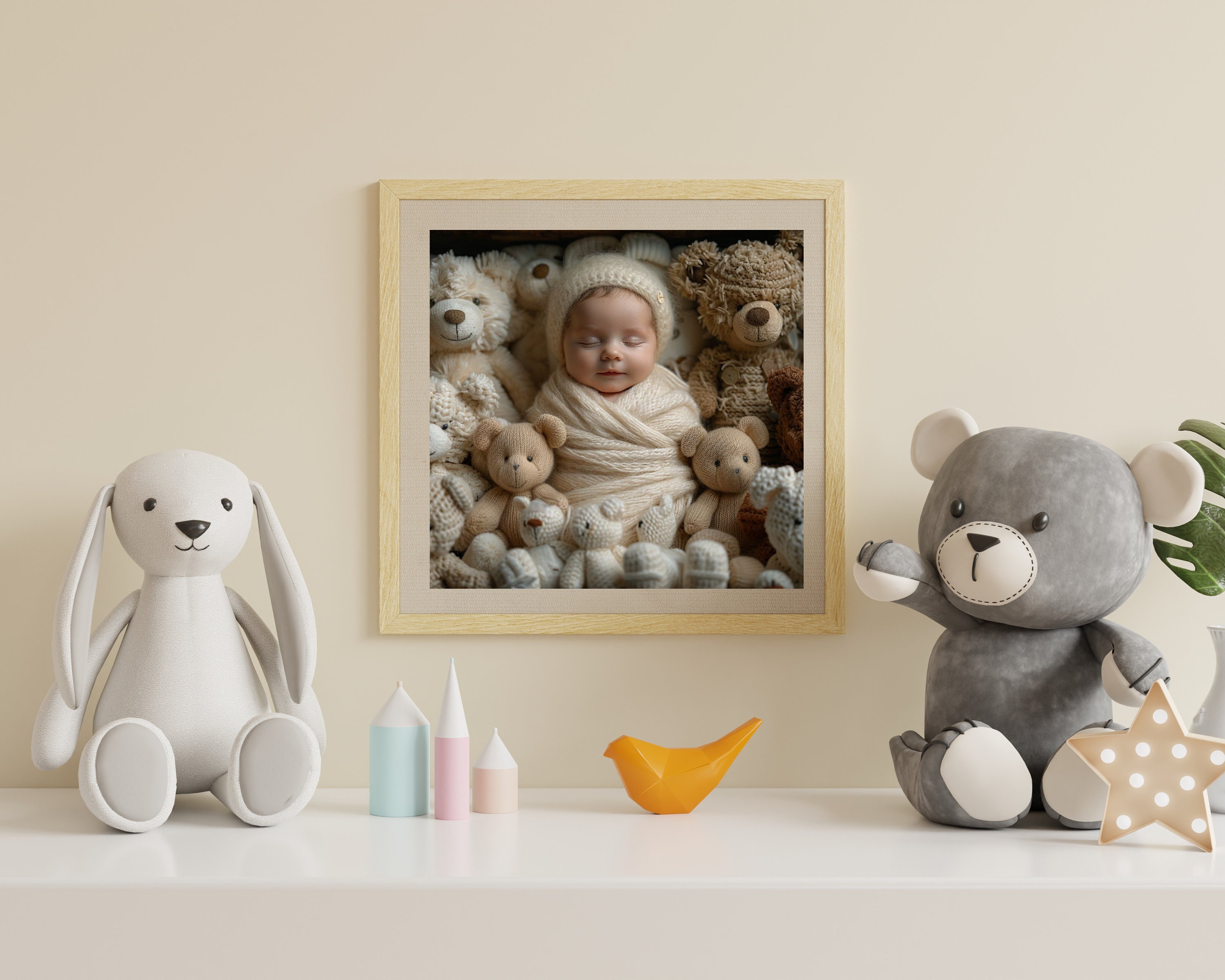 Add Face Poppet Prop, Newborn Backdrop, Photography Face Insert ...