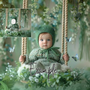 5 Face Insert Newborn Digital, PNG Newborn Photography, Add Baby Face ...