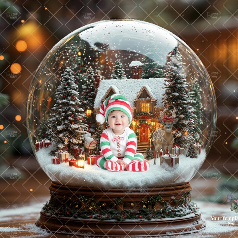 Glass Snow Globe Picture - Etsy