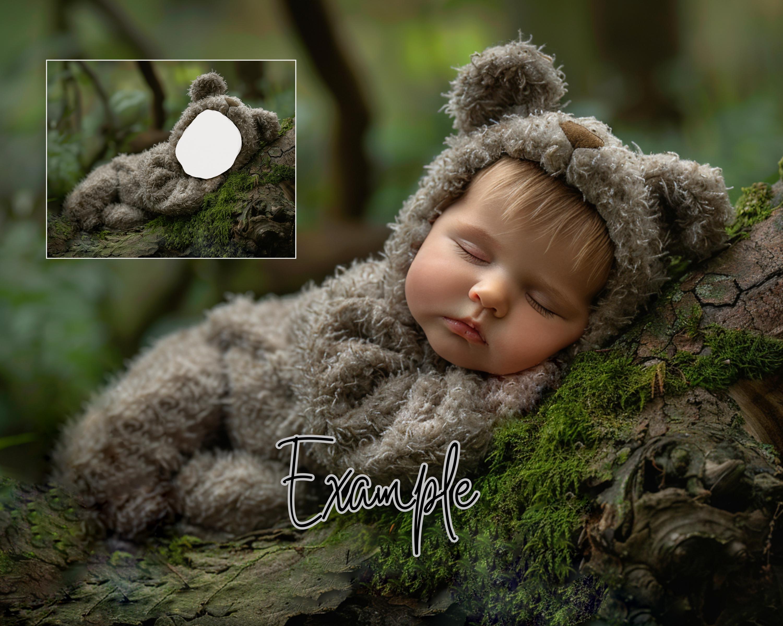5 Face Insert Newborn Digital, PNG Newborn Photography, Add Baby Face ...