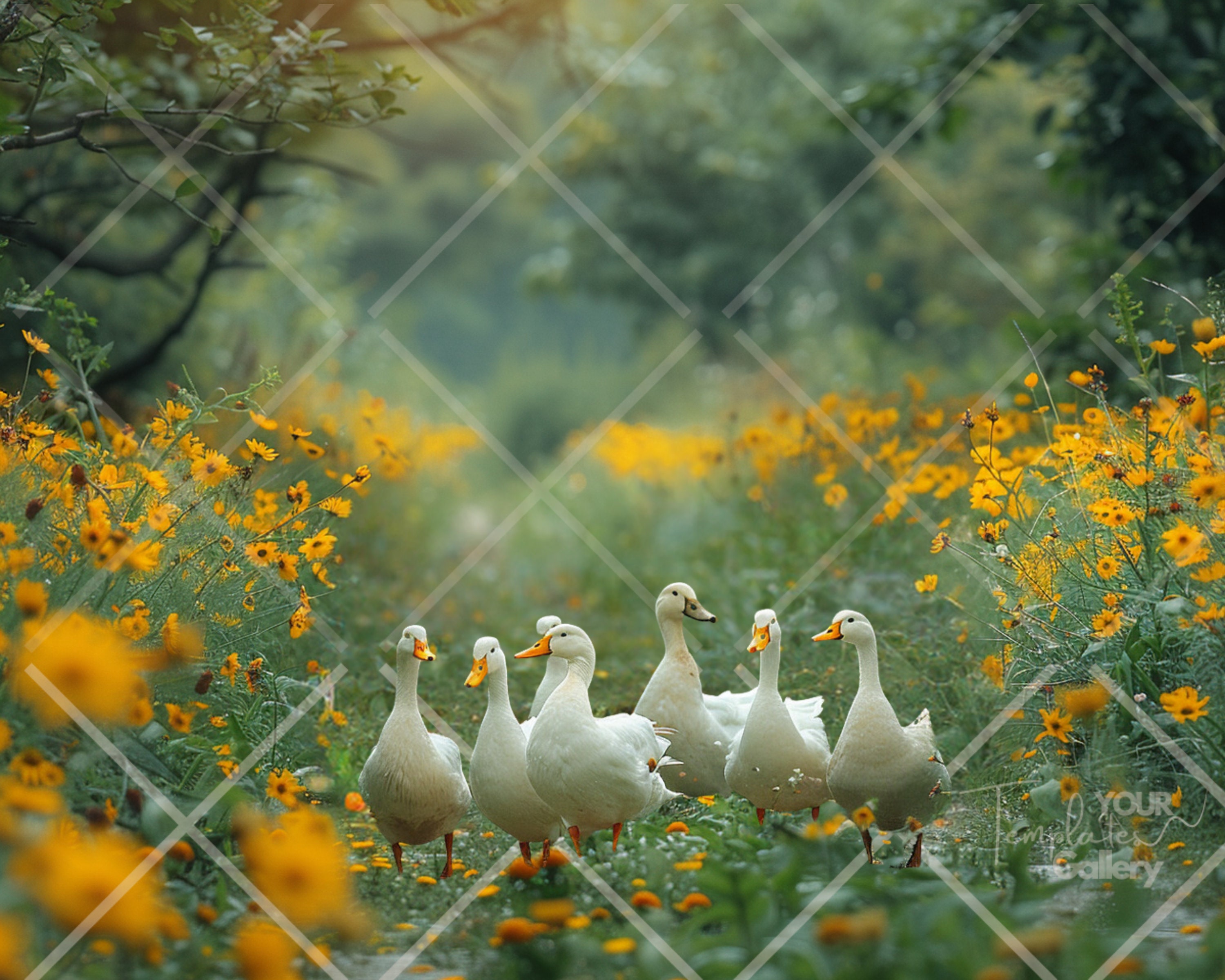Spring Digital Backdrop, Easter Digital Background Photography, Path ...