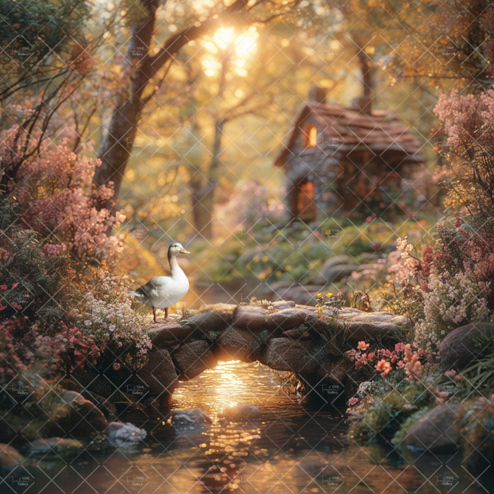 Spring Duck Pond Digital Backdrop, Easter Photography (JPG) - Etsy