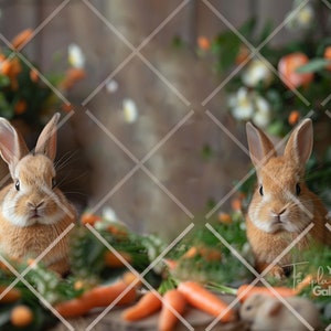 Spring Easter Bunny Carrot, Fine Art Portrait Photography, Fantasy ...