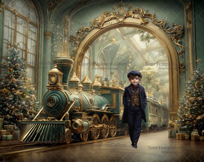 POLAR EXPRESS BELIEVE Digital Backdrop - Etsy Canada