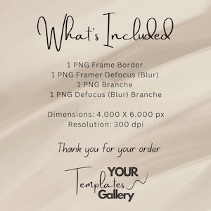 Floral Branch Overlays Backdrop, Yellow Flower PNG Overlays Photoshop ...