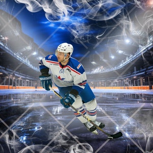 5 Backdrop Sports Photography, Hockey Rink Digital Photo Backgrounds ...