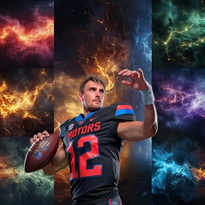 30 Lightning Digital Backdrops, Perfect as Sports Background for ...