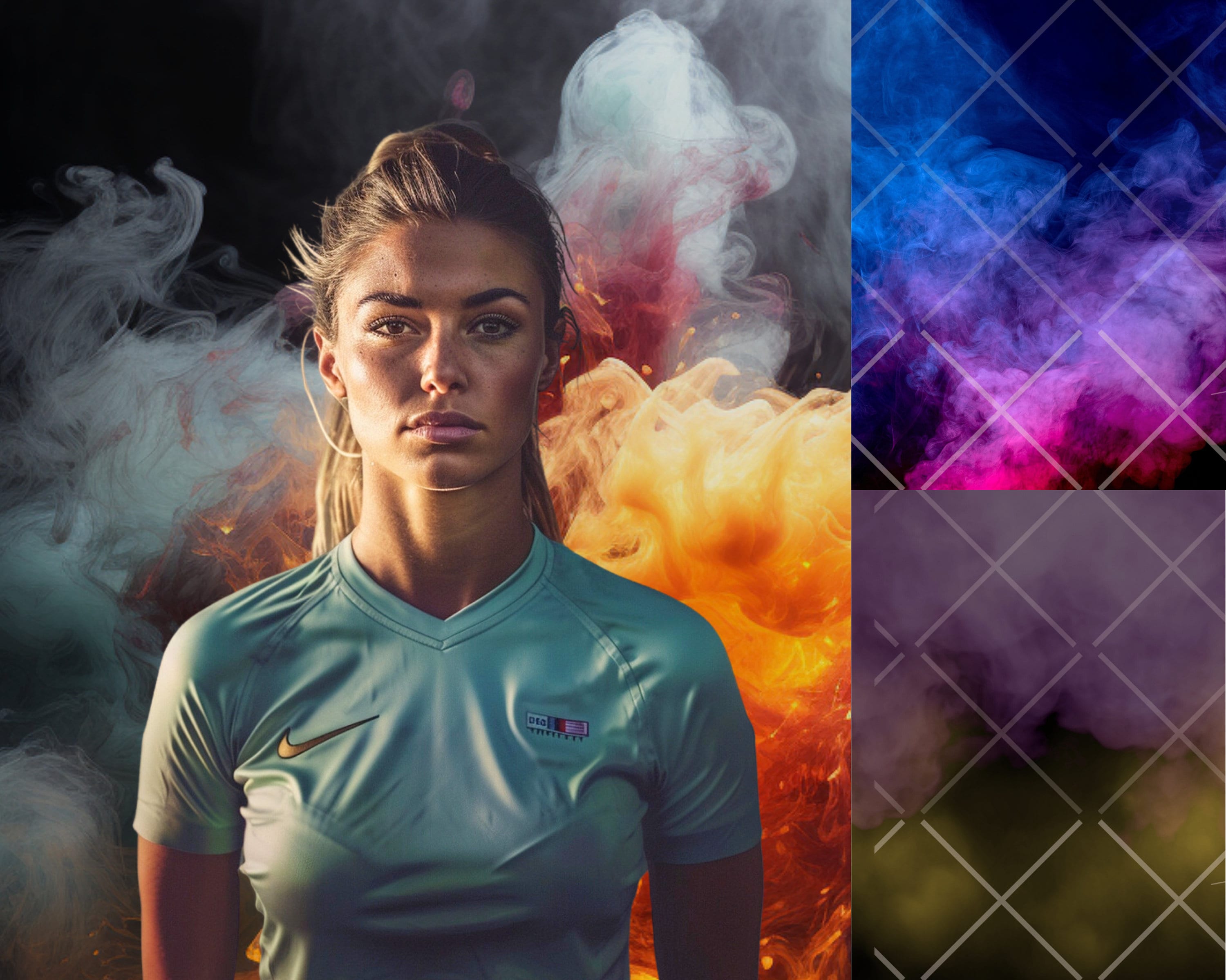 25 Smoke Fog Digital Backdrops, Perfect as Sport Background for Soccer ...
