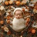 Face Insert Baby Digital Background, PNG Newborn Photography, Add Face ...