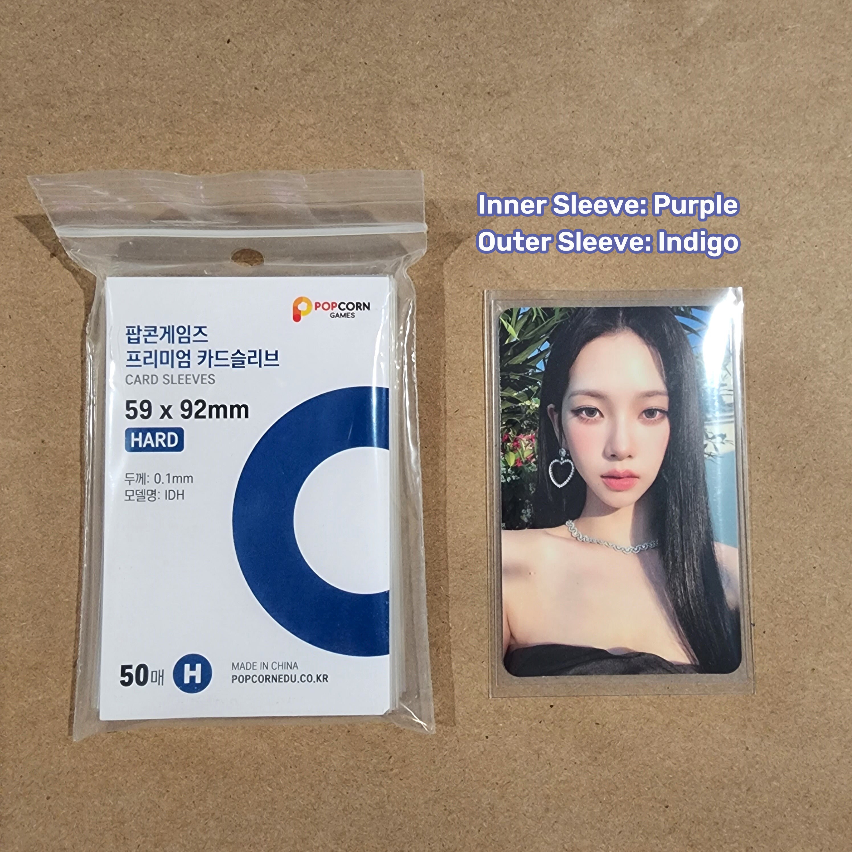 Popcorn Games Hard Card Sleeves (50pcs) - PVC and Acid Free for Kpop ...