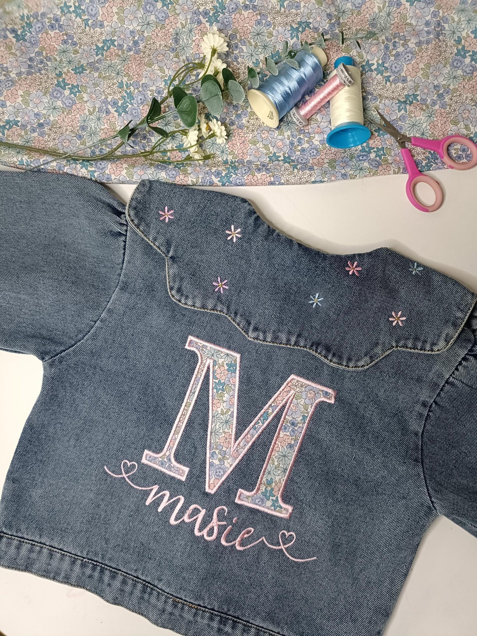 Personalised Denim Jacket, Custom Jean Jacket for Baby and Toddlers ...