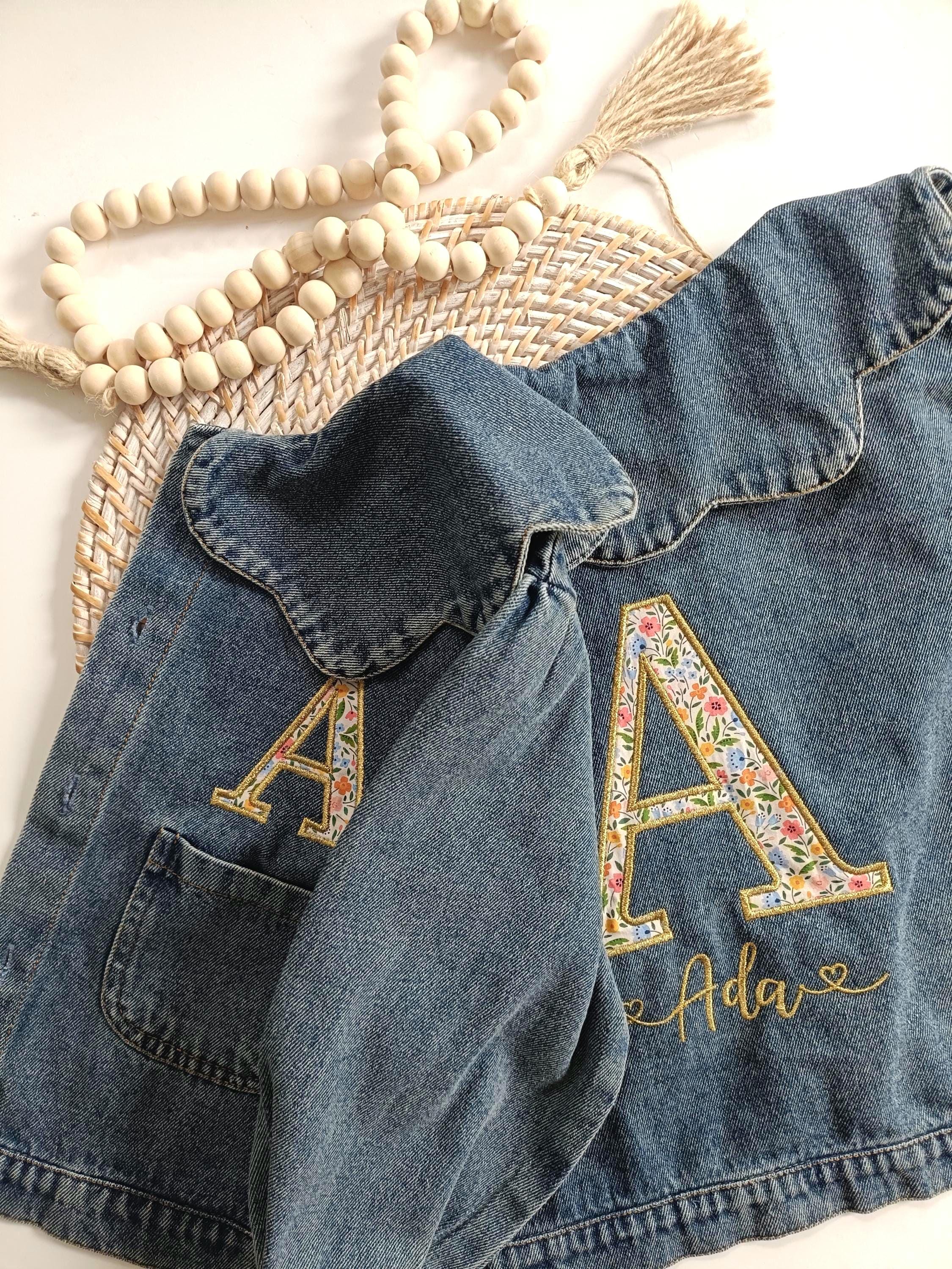 Personalised Denim Jacket, Custom Jean Jacket for Baby and Toddlers ...