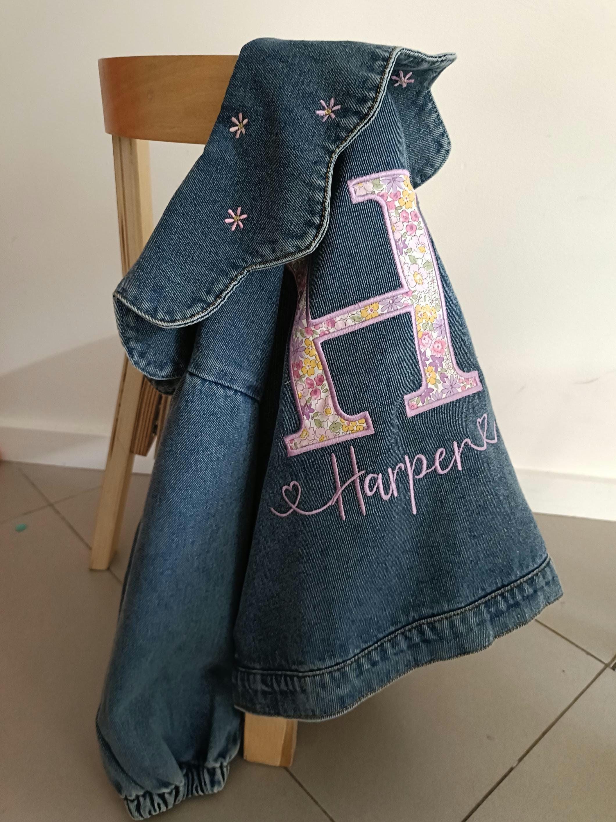 Personalised Denim Jacket, Custom Jean Jacket for Baby and Toddlers ...