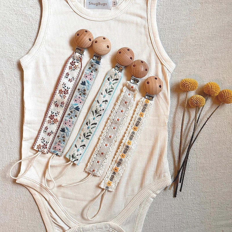 Bow Pacifier Clip Custom - Etsy