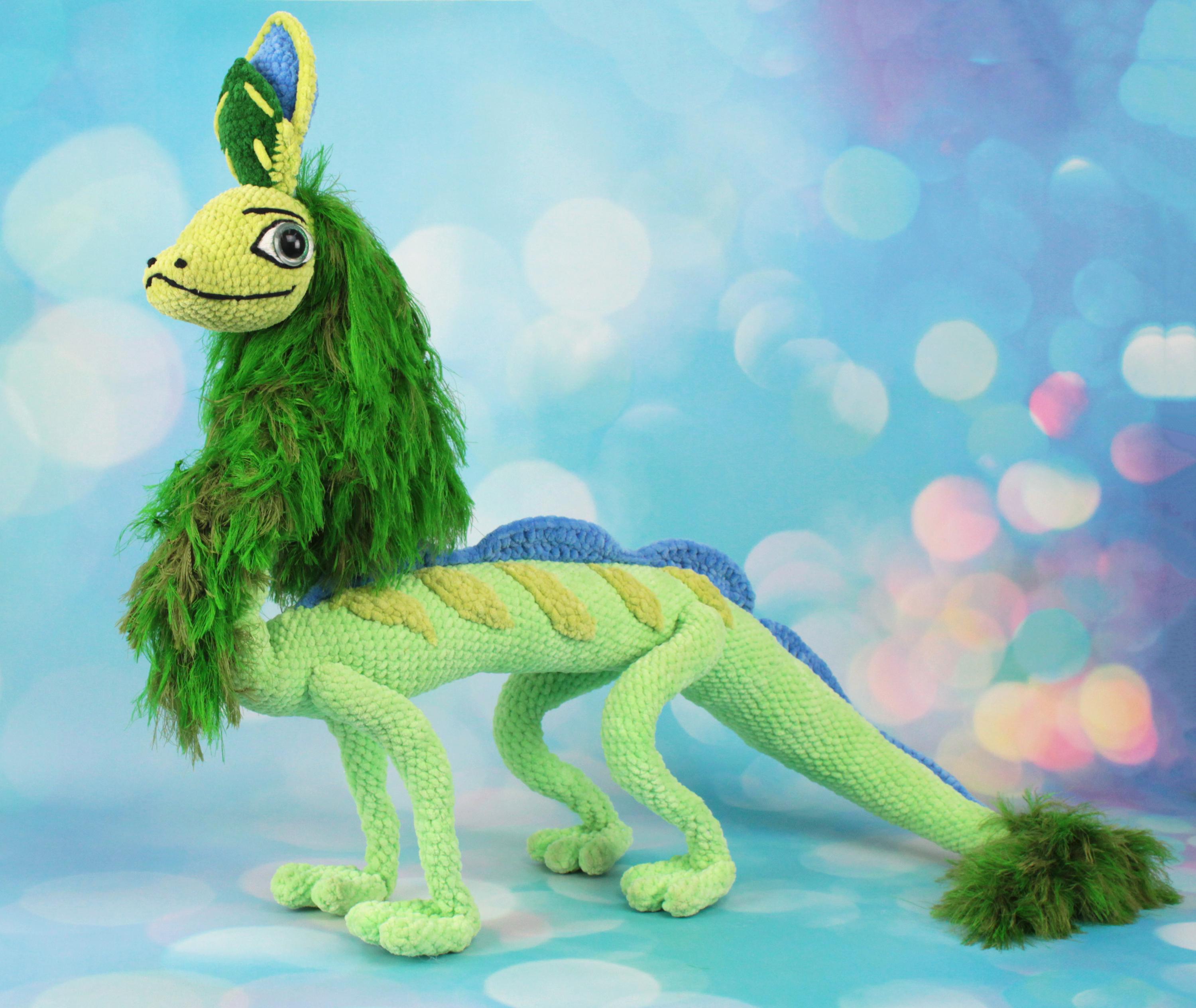 Raya and the Last Dragon, Dragon Plushie Toy 39" Cute Dragon Amigurumi ...