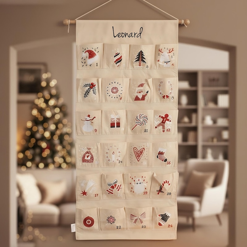 Stoffkalender wand - Etsy.de