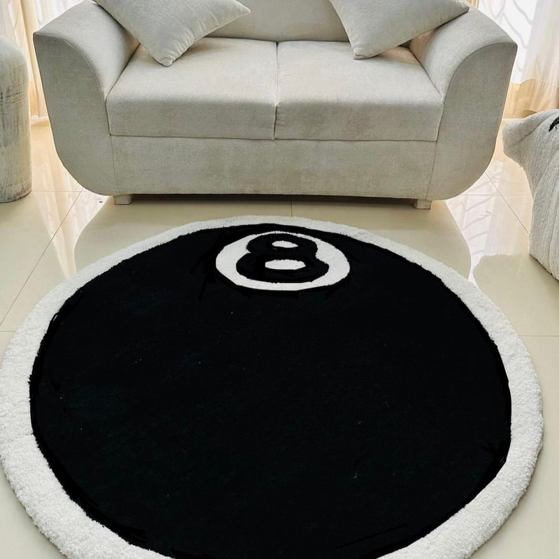 8ball Rug - Etsy UK