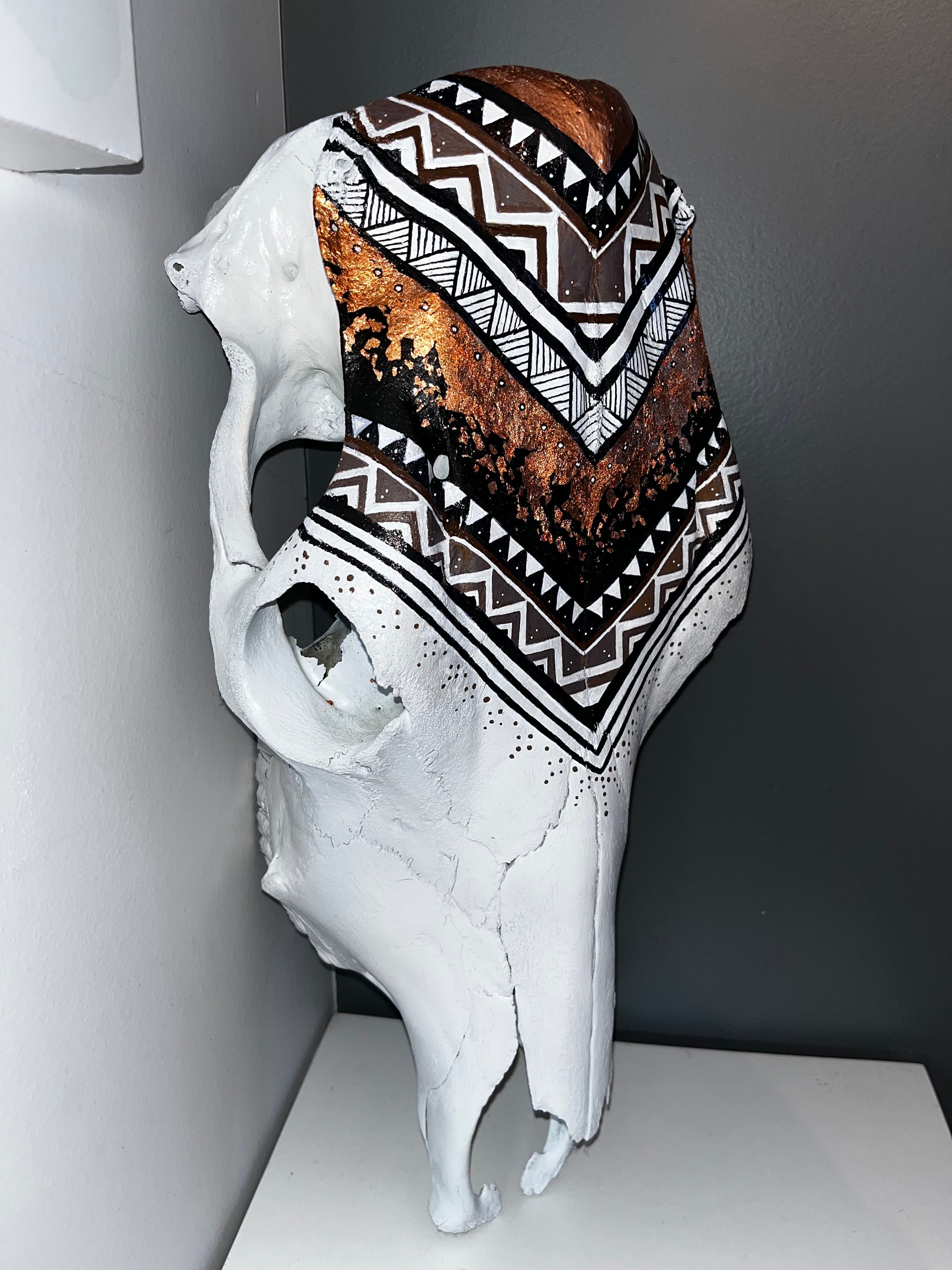 Custom Decorative Skull - Etsy