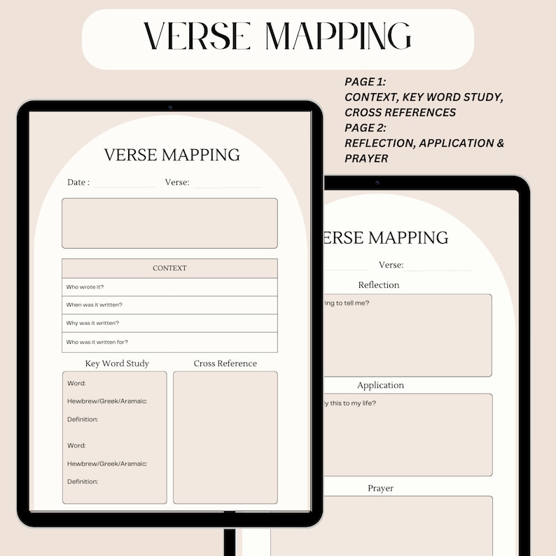 Verse Mapping Printable, Bible Verse Mapping, Verse Mapping Template, Verse Mapping, Bible Study ...