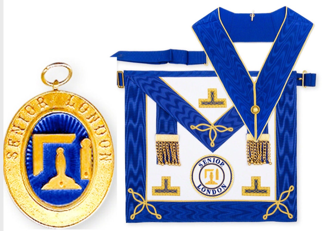 Masonic Provincial Senior London Grand Rank Undress Apron Collar ...