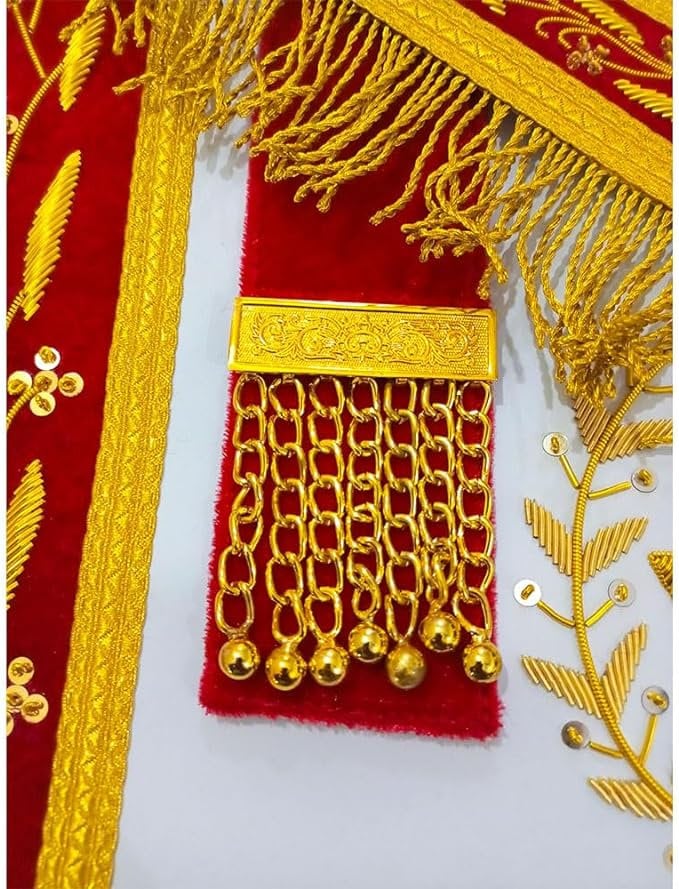 Masonic Regalia Past High Priest Apron , Chain Collar , Gloves and ...