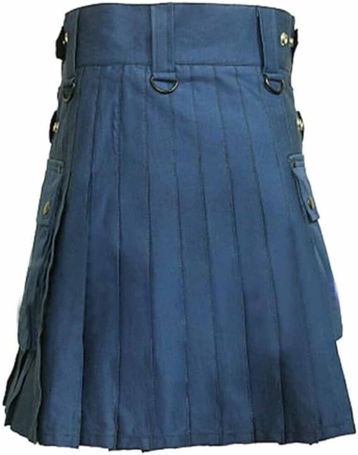 Men's Brown American Highlander Scottish Battle Utility Tactical Kilt ...