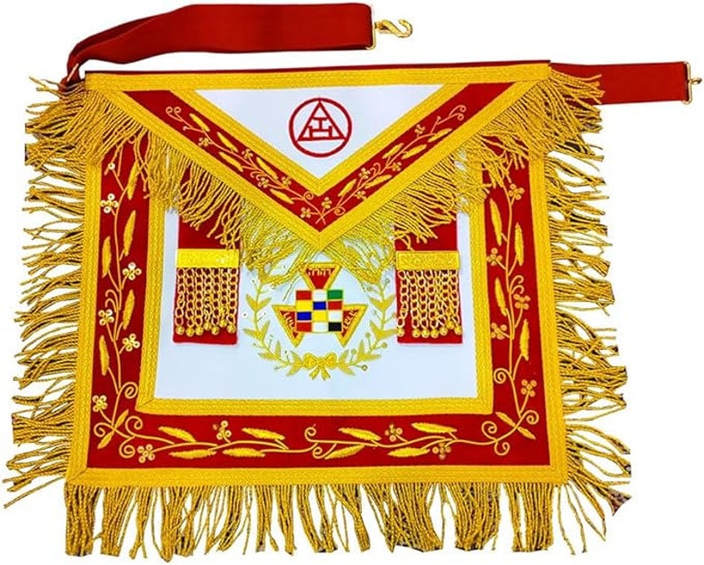 Masonic Regalia Past High Priest Apron , Chain Collar , Gloves and ...