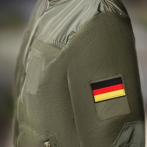 2-piece German Flag Patches, Tactical Military Morale Patch, German Flag Applique With Hook and ...